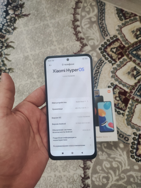 Xiaomi Redmi Note 11 8/128Gb Blue Original igravoy Karobkami Otlichni