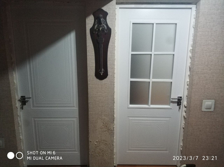 MDF dveri ustanofka