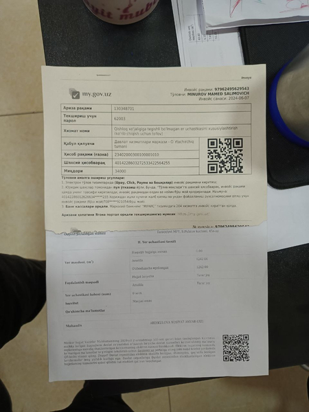 Toshkent viloyat orta chirchiq tumani 12 sotik yer sotiladi