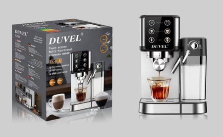 Новая кофемашина Duvel DL 018, Cappuccino, Latte, Espresso, Сенсорный