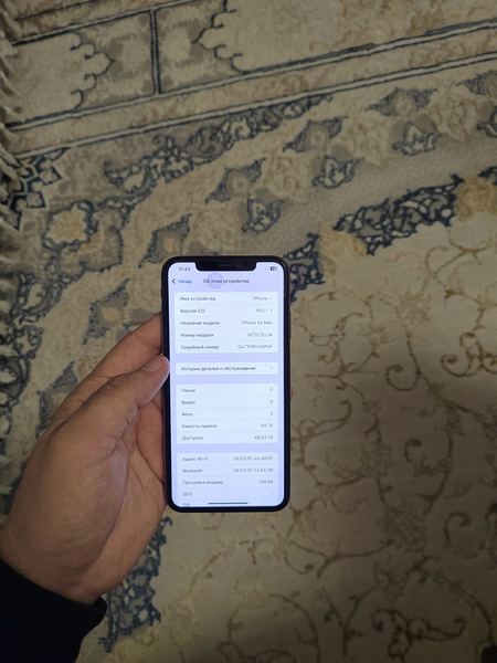Apple Iphone XS Max 64Gb Original LL/A Igravoy Sastayani Yaxshi Flagmn