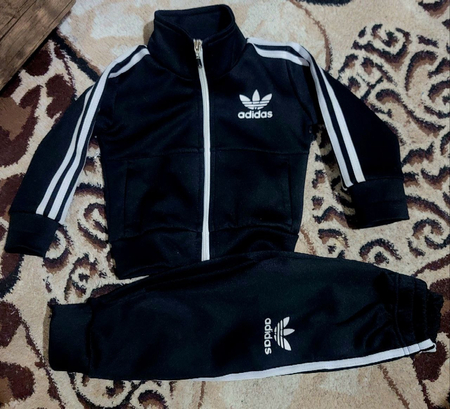 Новый Шикарная децкая двойка Adidas качество супер