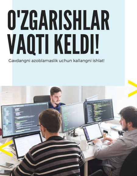 Web sayt, internet magazin, CRM, telegram bot yaratish xizmati