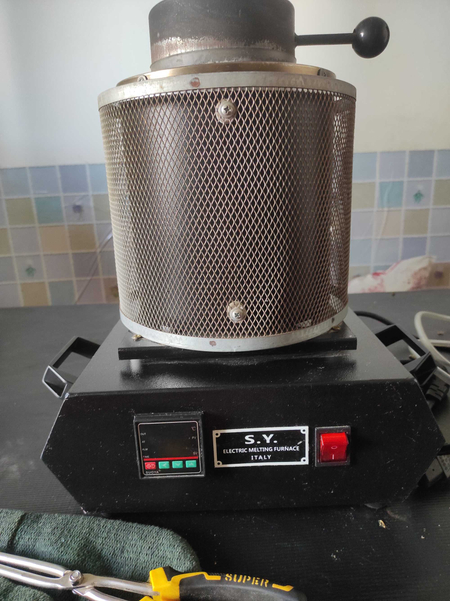 Печка спиральная для литья 250$