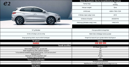 BYD E2 Luxury Full 2024
