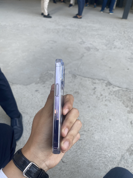 iphone 14pro purple 256gb 85%