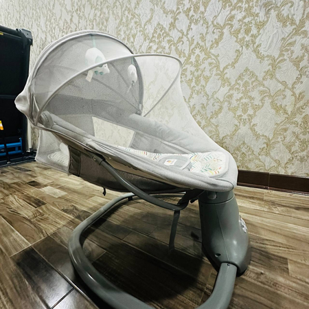 Электрический шезлонг качалка с музыкой