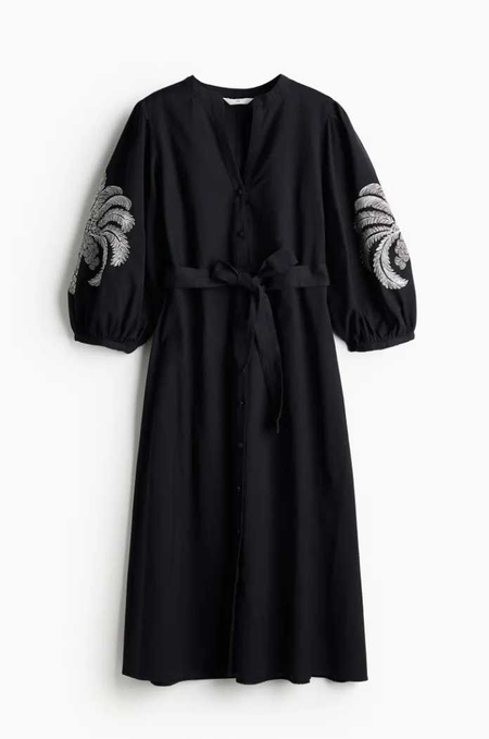 Новое платье рубашка лен H&M, размер XXL (58/62)