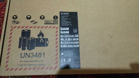 Asus E1504F AMD 5 7520 protsessor 16 GB  LPDDR5