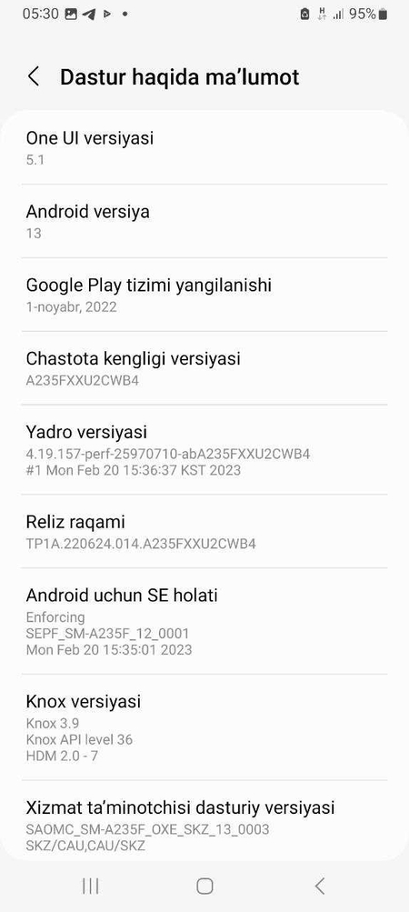 Samsung a23 qora