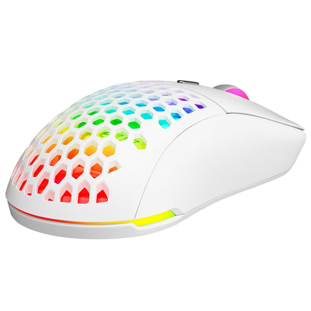 Беспроводная белая игровая мышь Rampage FURYZ RGB Wireless Mouse