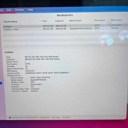 macbook pro 2020 8/512