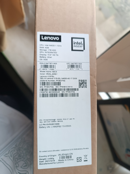 Yangi Lenovo Noutbuk Sotiladi