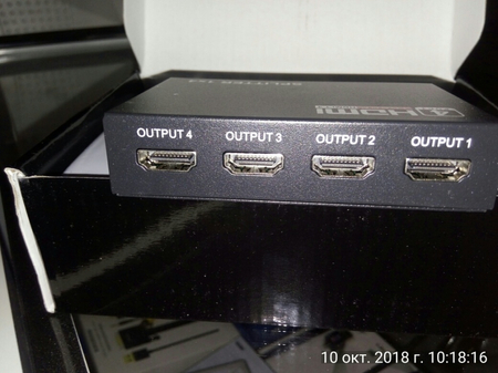 Доставка ! И по областям , Сплитер HDMI 1/4 с питанием на 5 v