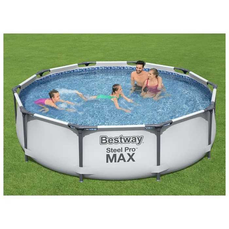 Бассейн каркасный, Steel Max, 305 х 76 см, 4678 литров, 56406 Bestway