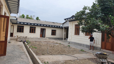 Travertin fasad xizmatlari