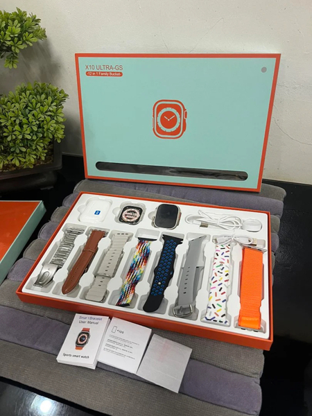 Умные Часы Smart Watch X10 ULTRA GS (Розовый)