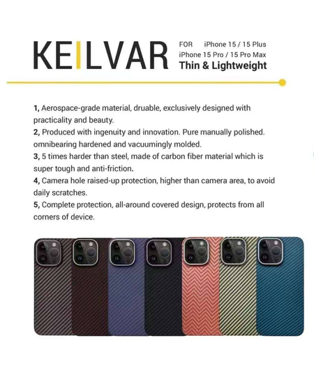 keilvar 100% carbon чехлы для iPhone 14pro,pro max,15pro,15pro max,13m