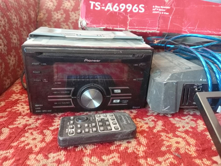 Pioneer магнитола усилитель колонка