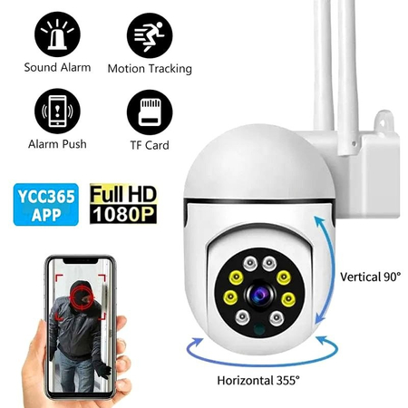 WiFi smart camera wifi kamera наружная камера 360 kamera ycc365 plus
