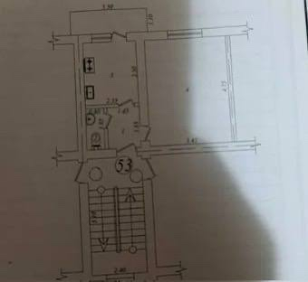 Продается Квартира Ц7 1/4/4 Средний Ремонт