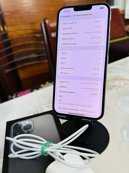 iPhone 13 Pro Max 128Gb 83% LL/A Graphite Obmen Bor