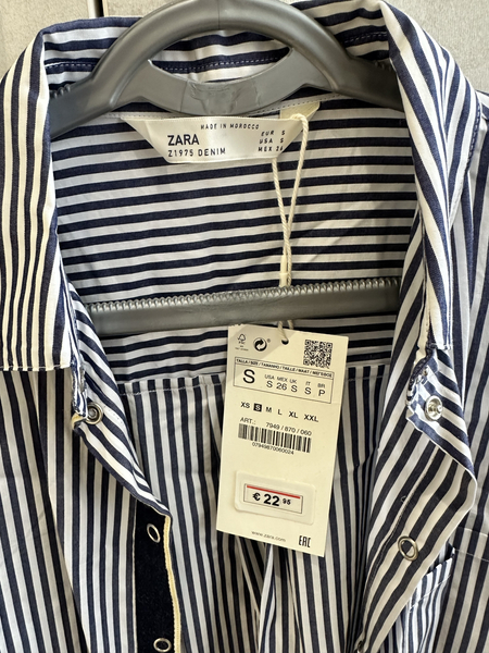 Платье рубашка ZARA