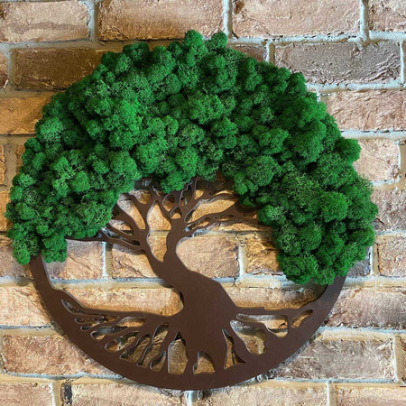 Картина из стабилизированного мха Tree