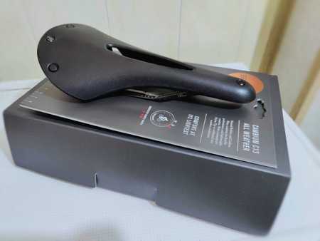 Седло Brooks C13 Cambium All Weather Carved, черное, ширина 145 мм