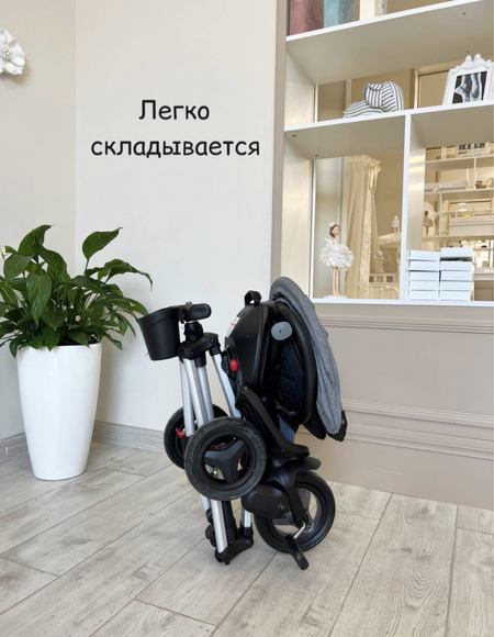 Велосипед-коляска( как новый) с 1 года до 4 лет