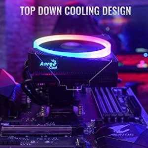 Кулер процессора Aerocool Core Plus со светодиодной подсветкой ARGB