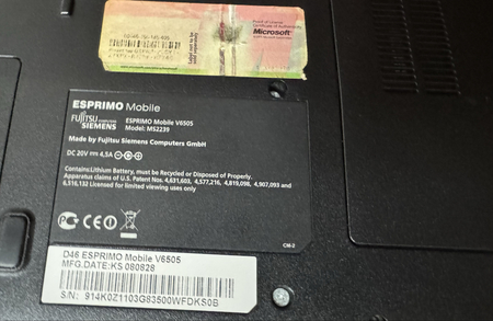 Fujisiti siemena Notbook srochna sotiladi