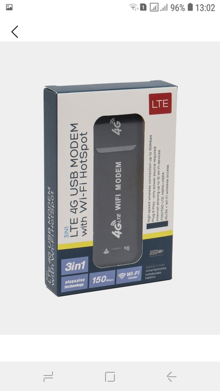Wi-fi USB модем 4G