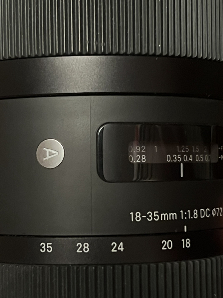Сигма 18-35 1.8 мм
