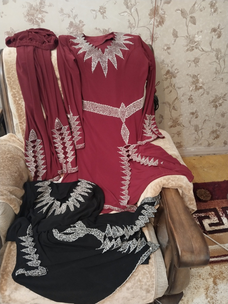 Национальные платья с брюками