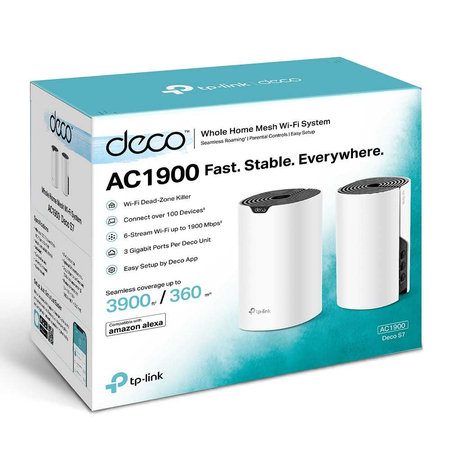 MESH система - TP-LINK Deco S7-AC1900 (2-pack) 2.4ghz + 5ghz Dual-Band