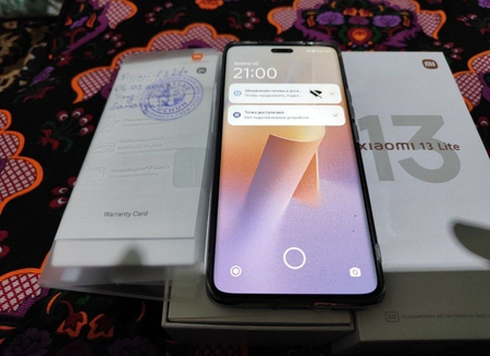 Mi 13 lite 5g 256 flagman 1oylik tel