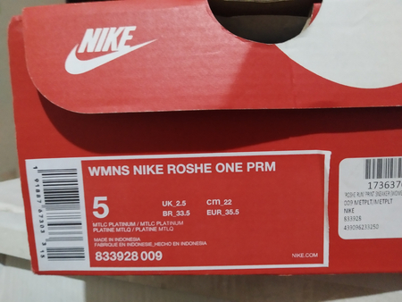 НОВЫЕ женские кроссовки Nike Roshe One PRM Metallic Red Bronze