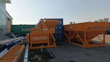 Бетон заводи 25 куб янги конфигурацияда, яъни 4 бункерлик, силоссиз.