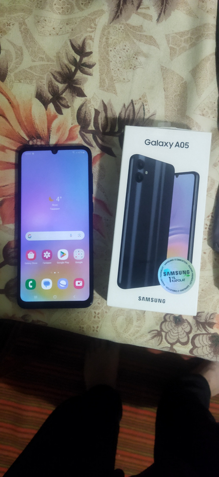 Samsung A 05 telifon sotiladi yangi korobka dakmenti bor