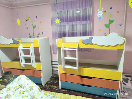 Кроват булутли богчалар учун