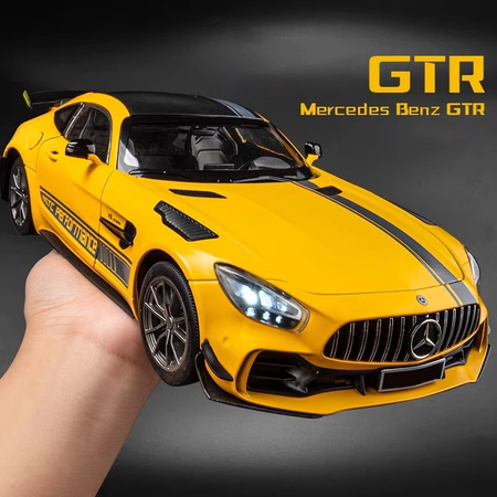 Mercedes AMG GT R 1:18 Металлическая масштабная модель машинка