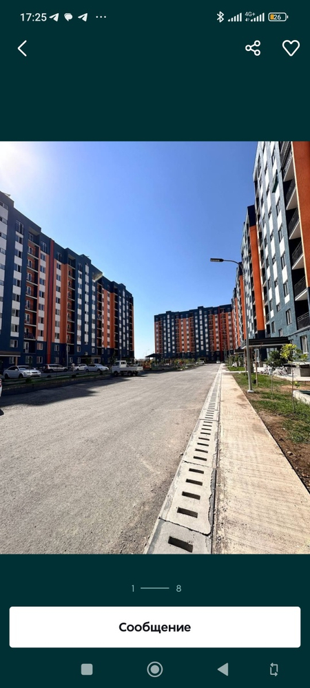 3х комнатная кв (Новостройка), Бектемирский р, Водник,  840м²