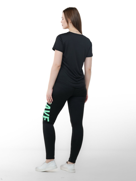 Fitnes uchun ayollar fudbolka va losina yoga, raqs, Fudbolka + Losina