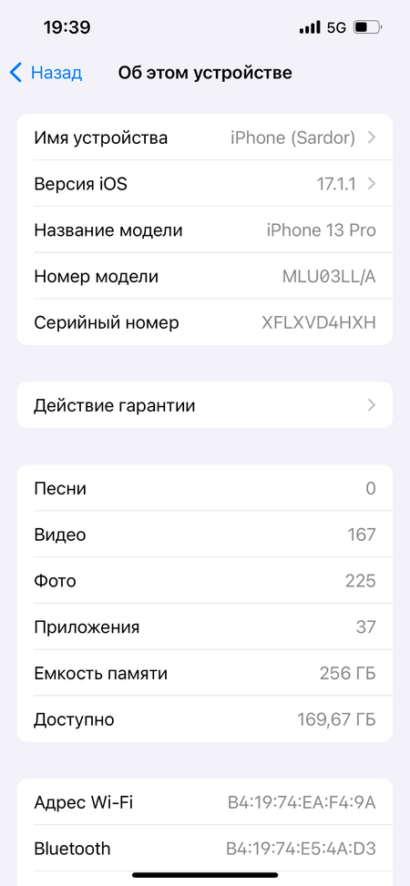 Iphone 13pro LL/A 256gb ideal