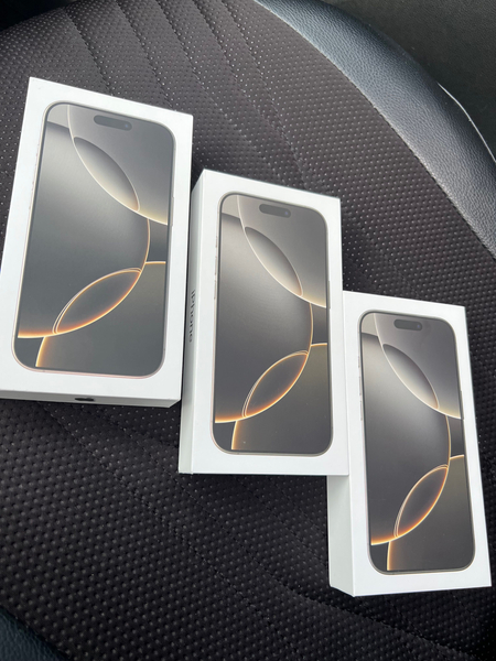 Iphone 16 pro Black Titanium, Natural Titanium, desert Titanium