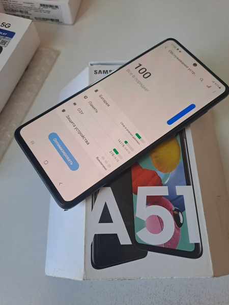 Galaxy a51 sotiladi 128/6 holat alo