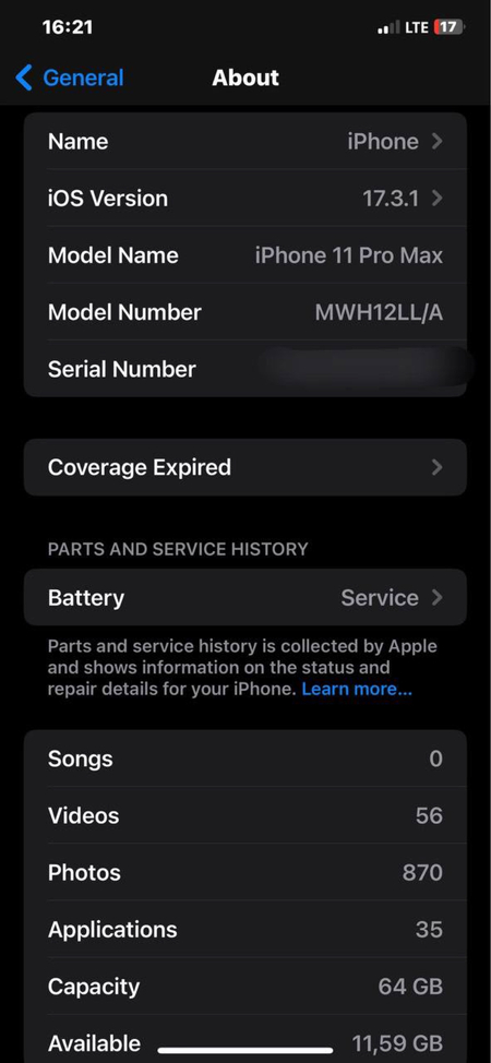 Iphone 11 pro max sotiladi