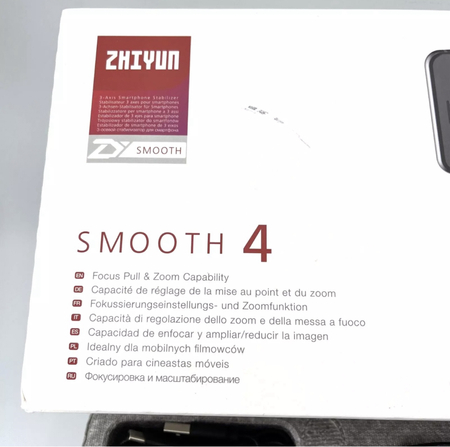 Zhiyun smooth 4 в идеальном состоянии
