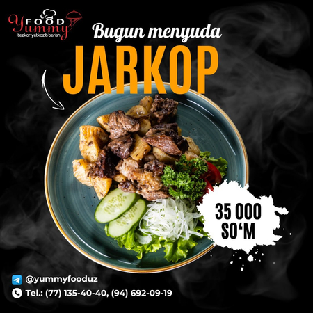 Yummyfood dastavka ovqat Toshkent Shahar boylab